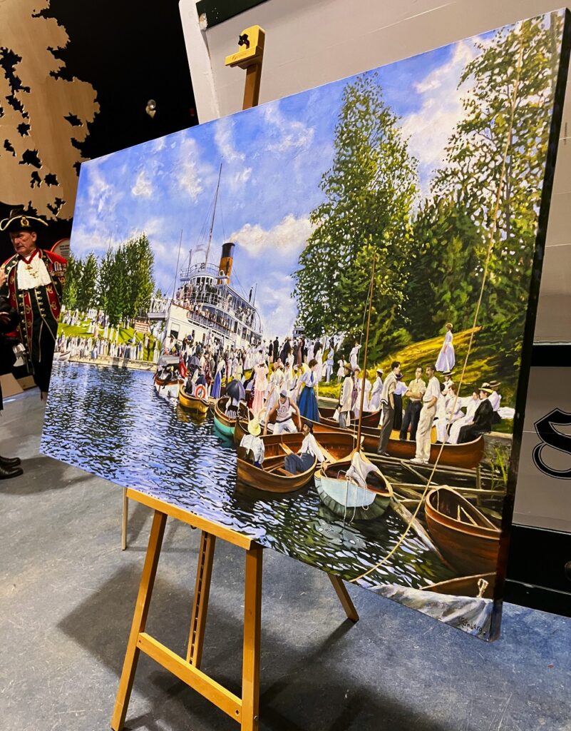 SIX ARTISTS CAPTURE 160 YEARS OF MUSKOKA FLEET — AND ME — IN RMS SEGWUN ...